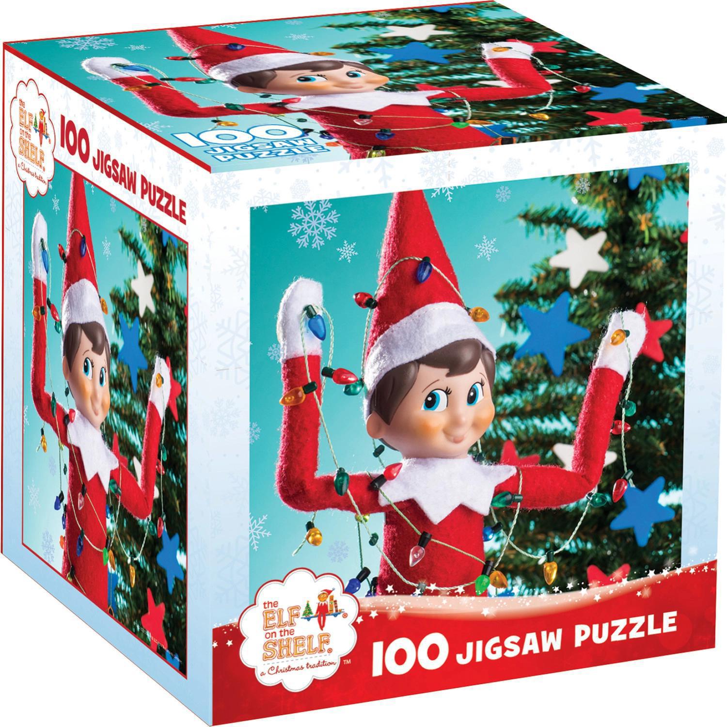Masterpieces Puzzles The Elf On the Shelf 100 Piece Puzzle – Golden ...