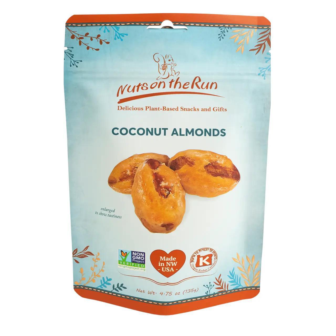 Nuts On The Run Coconut Almonds – Golden Gait Mercantile