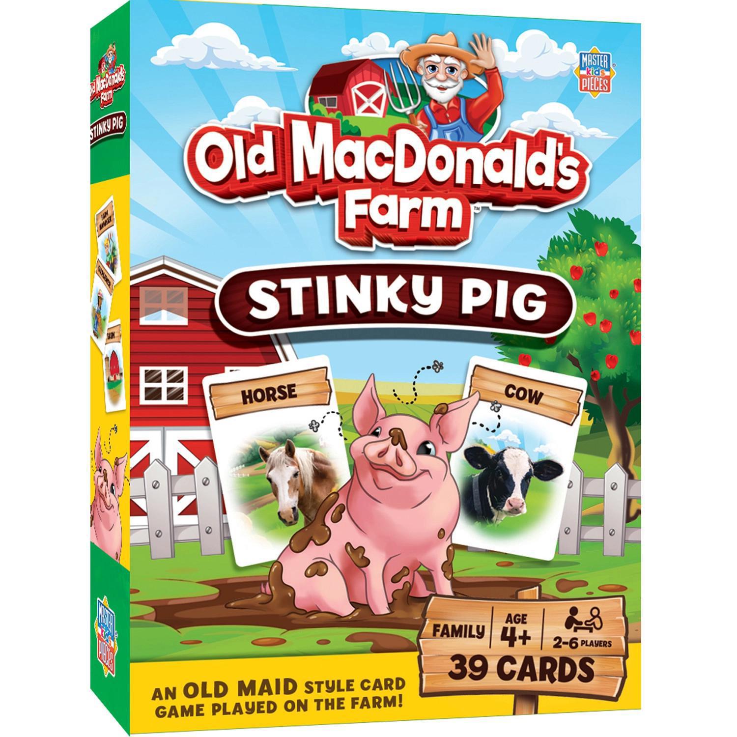 Old Macdonald's Farm - Stinky Pig Card Game – Golden Gait Mercantile