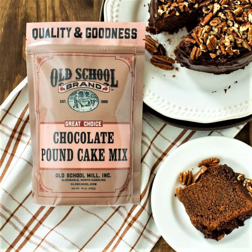 Old School Brand Chocolate Pound Cake Mix – Golden Gait Mercantile