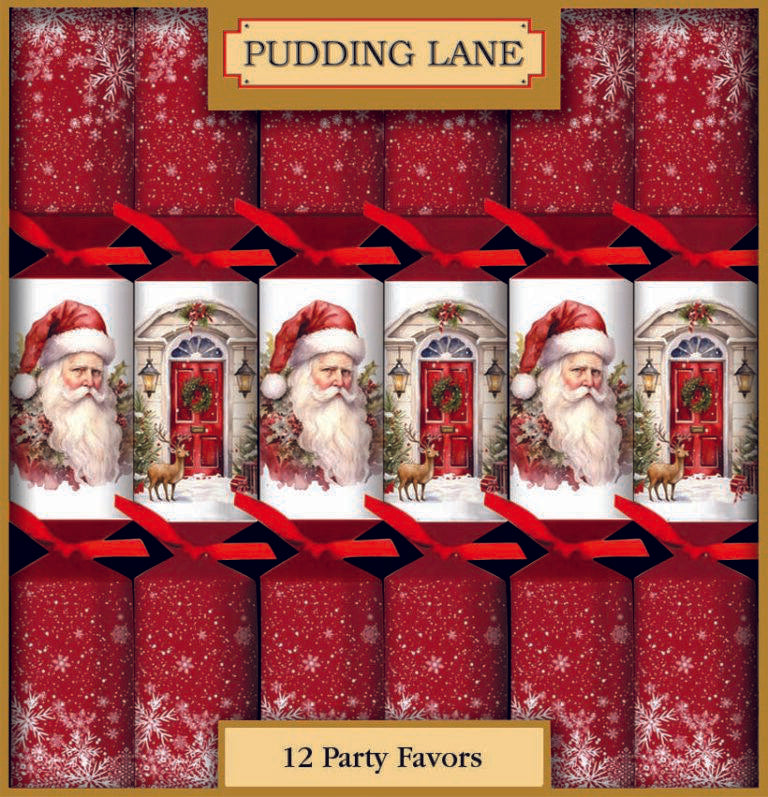 Pudding Lane Christmas Crackers Santa & Doorways – Golden Gait Mercantile