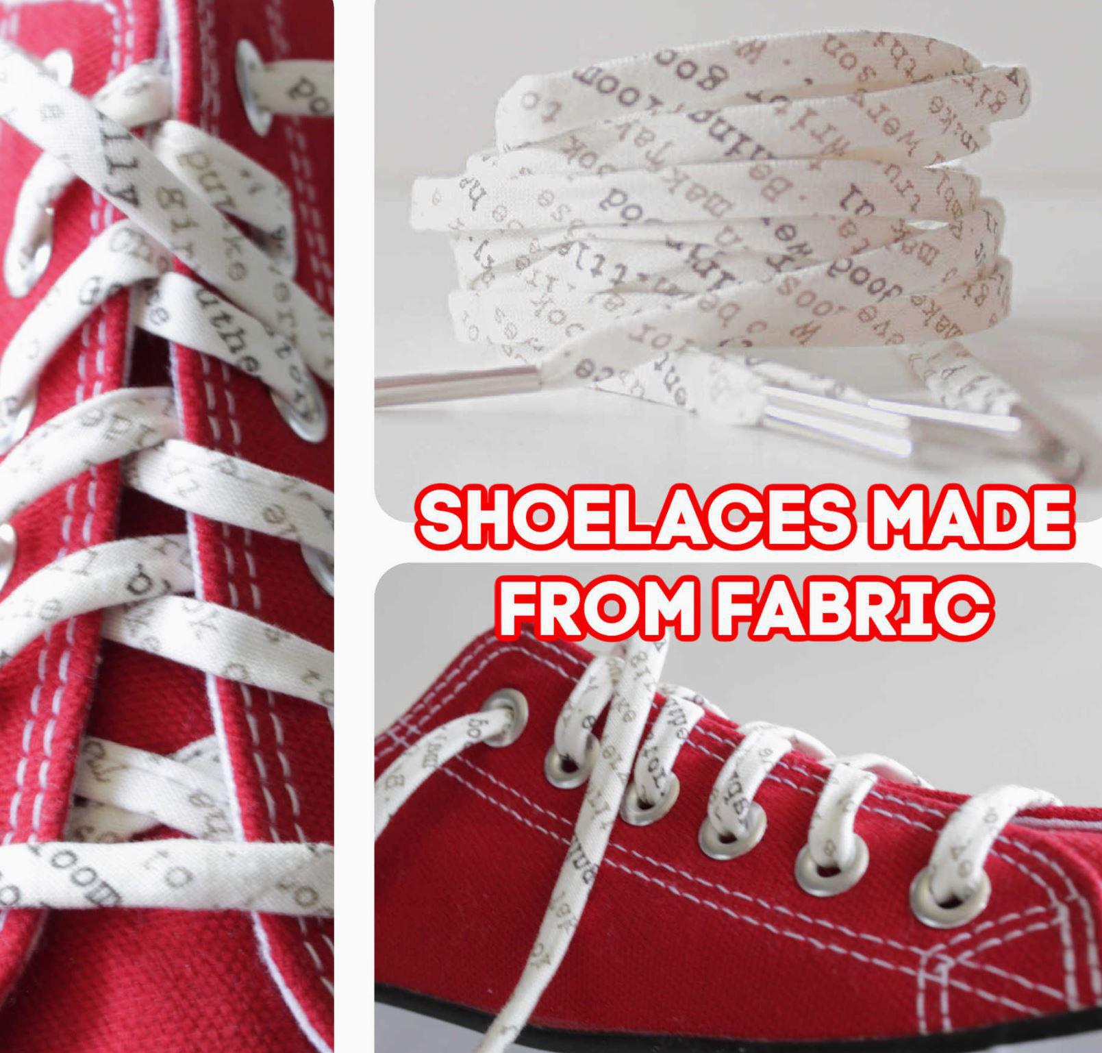 Shoelaces | Typeface Words – Golden Gait Mercantile