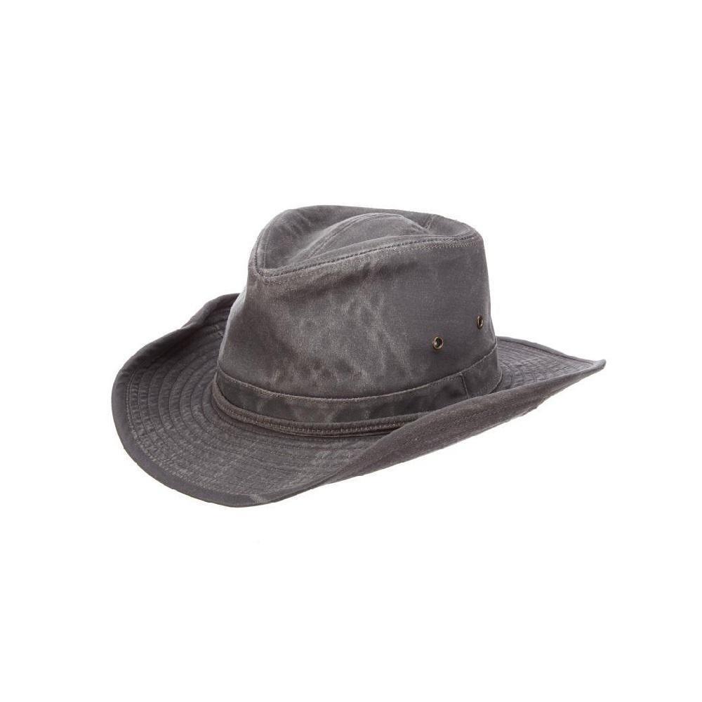 Boondocks Water-Repellent Outback Hat Charcoal – Golden Gait Mercantile