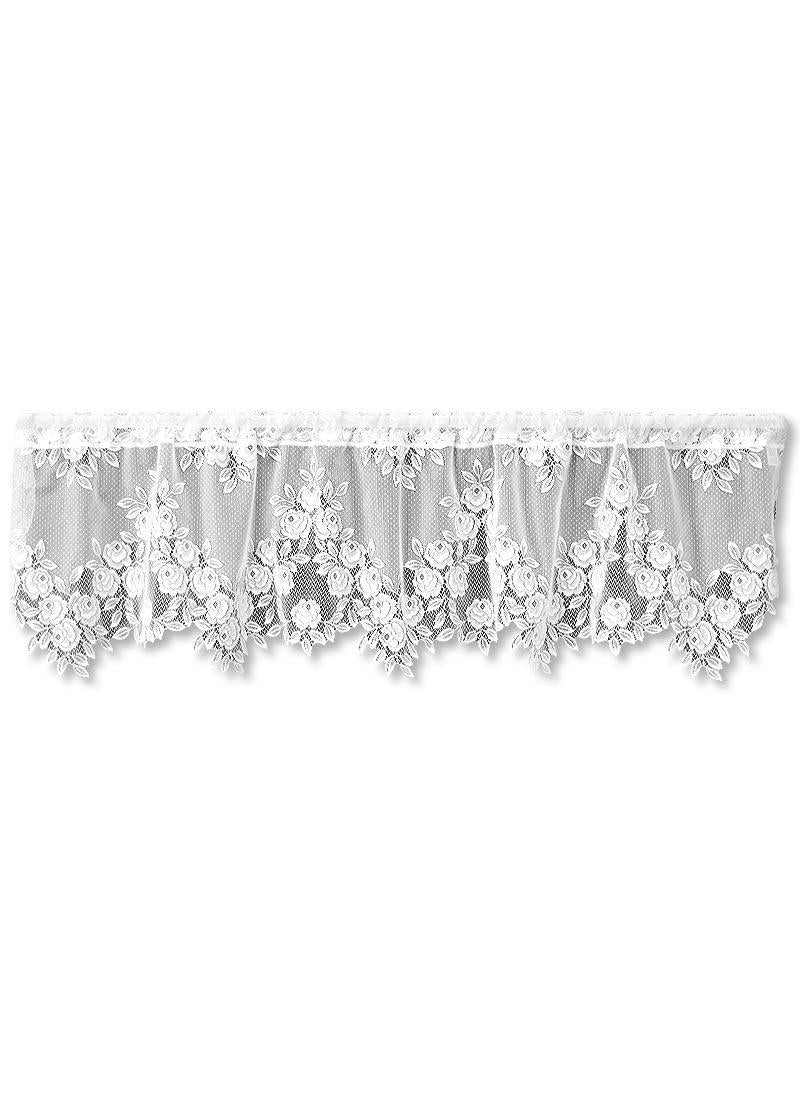Heritage Lace Curtains | Tea Rose Valance – Golden Gait Mercantile